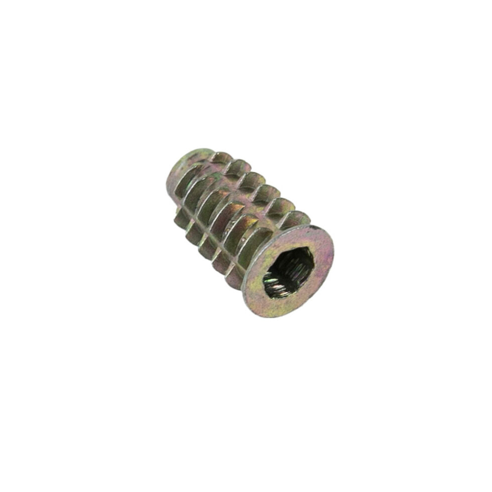 15mm Threaded Insert M10 Zinc Plated - FIX