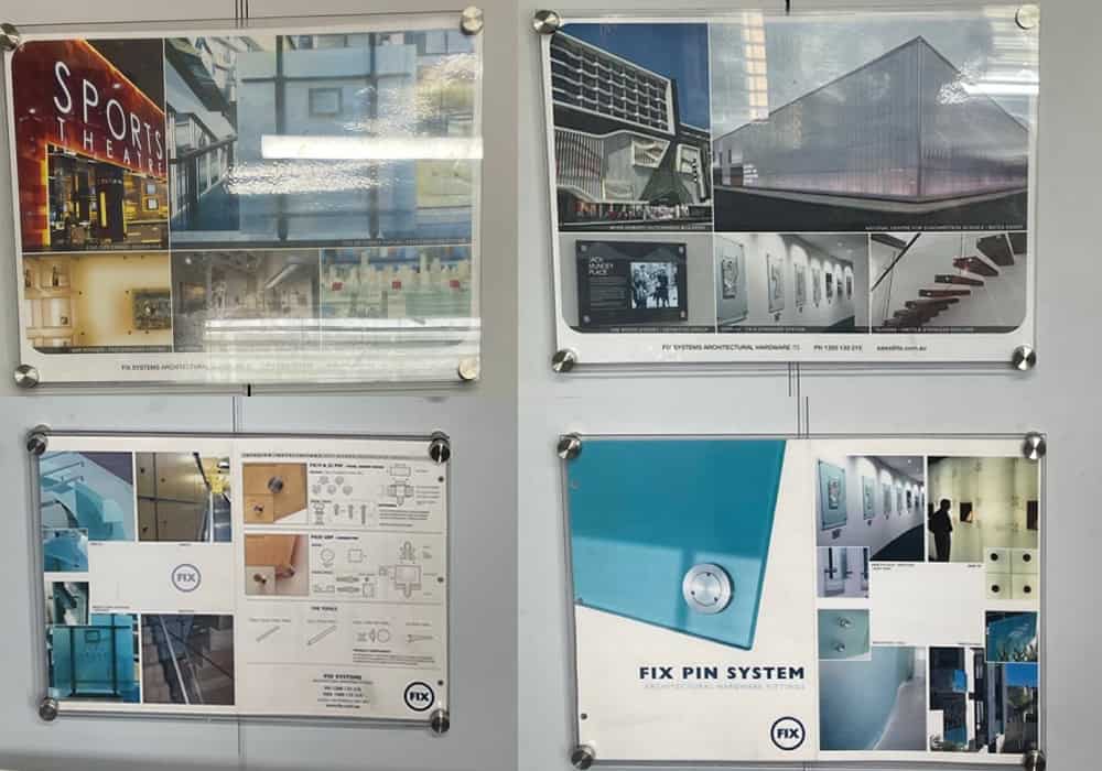 How Sign Standoffs Work for Displays - FIX